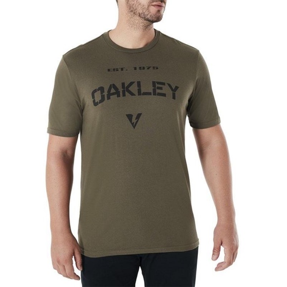 Oakley | Shirts | Oakley Indoc 2 Logo Tshirt Olive | Poshmark
